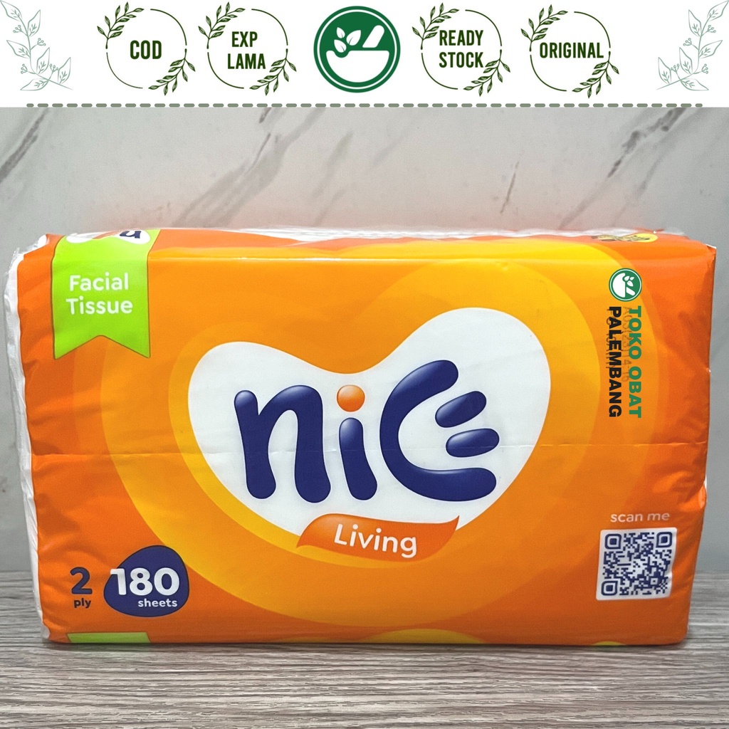 Jual TISU NICE 360 PLY 180 SHEETS 2PLY FACIAL TISSUE TISUE MUKA LEMBUT ...