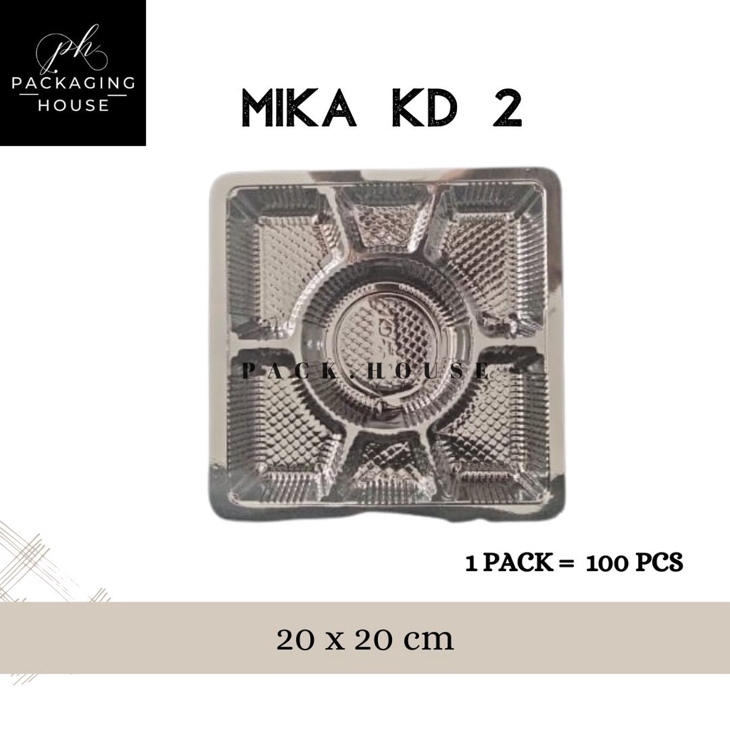 Jual Mika KD 2 / isi 100 Pcs / Mika Hajatan / Mika Sekat / | Shopee Indonesia