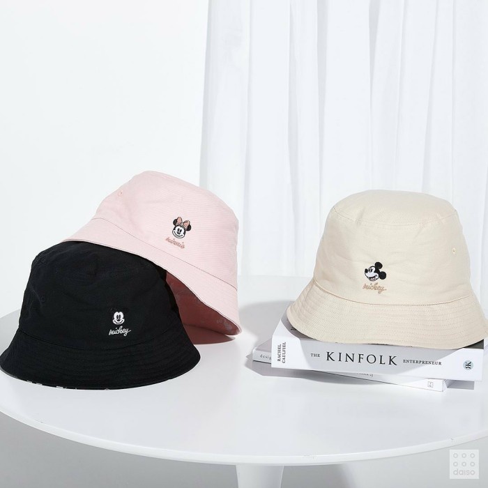 Jual TERLARIS!! Bucket Hat Topi Disney Mickey Minnie Daiso Korea ...