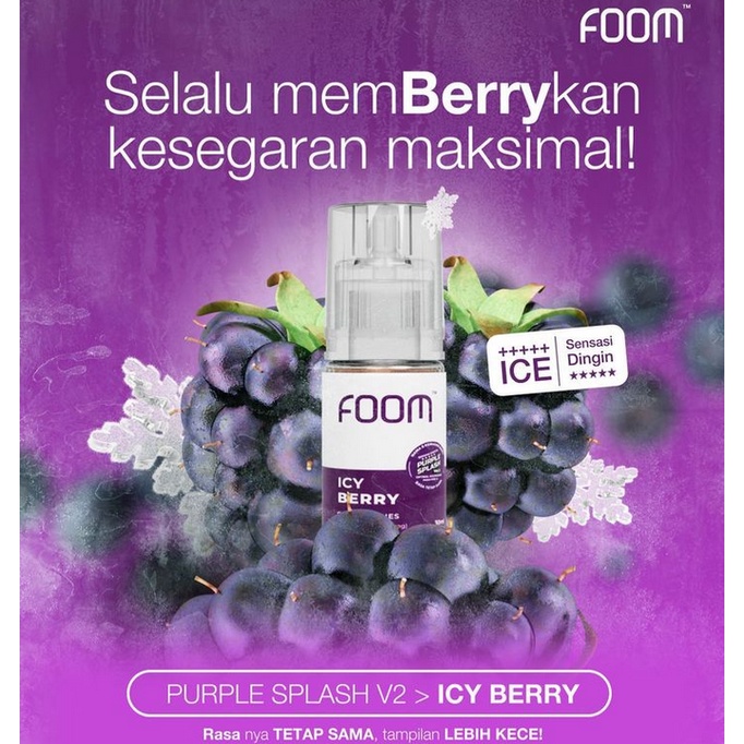 Jual Foom Fruity Series Icy Watermelon , Icy Honeydew , Icy Berry , Icy ...