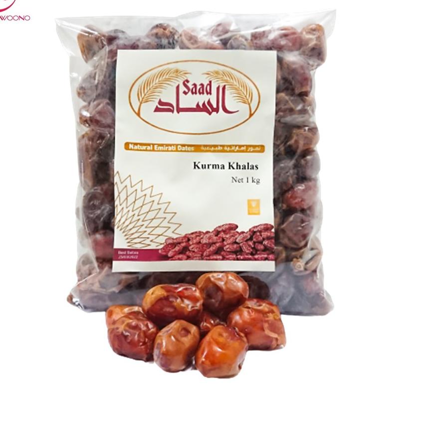 Jual RVN275 Kurma Khalas Saad 1 kg - Kholas Al Sa'ad Dates ### | Shopee ...