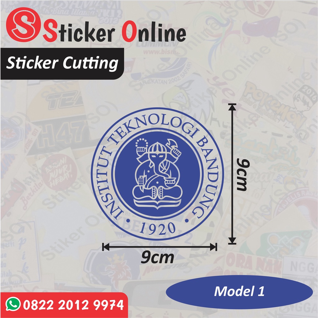 Jual Stiker ITB | Sticker Cutting Motor Mobil | Shopee Indonesia