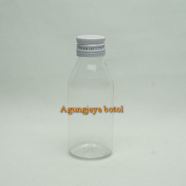 Jual Botol Sirup Obat 100 Ml Natural Pet Tutup Alu Ulir / Plastik / Botol Tutup Alumunium ...