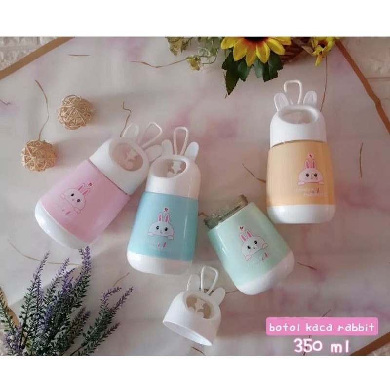 Jual botol rabbit kaca,botol kaca rabbit,botol kelinci kaca,tumbler ...