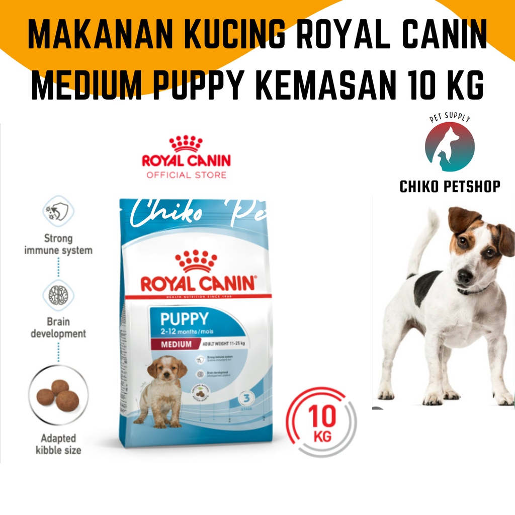 Jual ROYAL CANIN MEDIUM PUPPY / MEDIUM JUNIOR 10KG FRESHPACK | RC DOG ...
