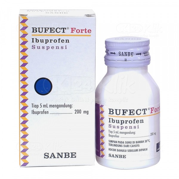 Jual BUFECT FORTE SUSPENSI 200MG/5ML 50 ML | Shopee Indonesia