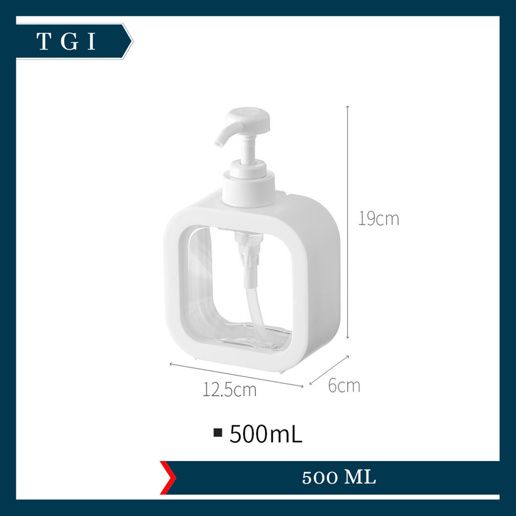 Jual TGI - BOTOL SABUN MINIMALIS ELEGAN 300 ML 500 ML / BOTOL SABUN ...