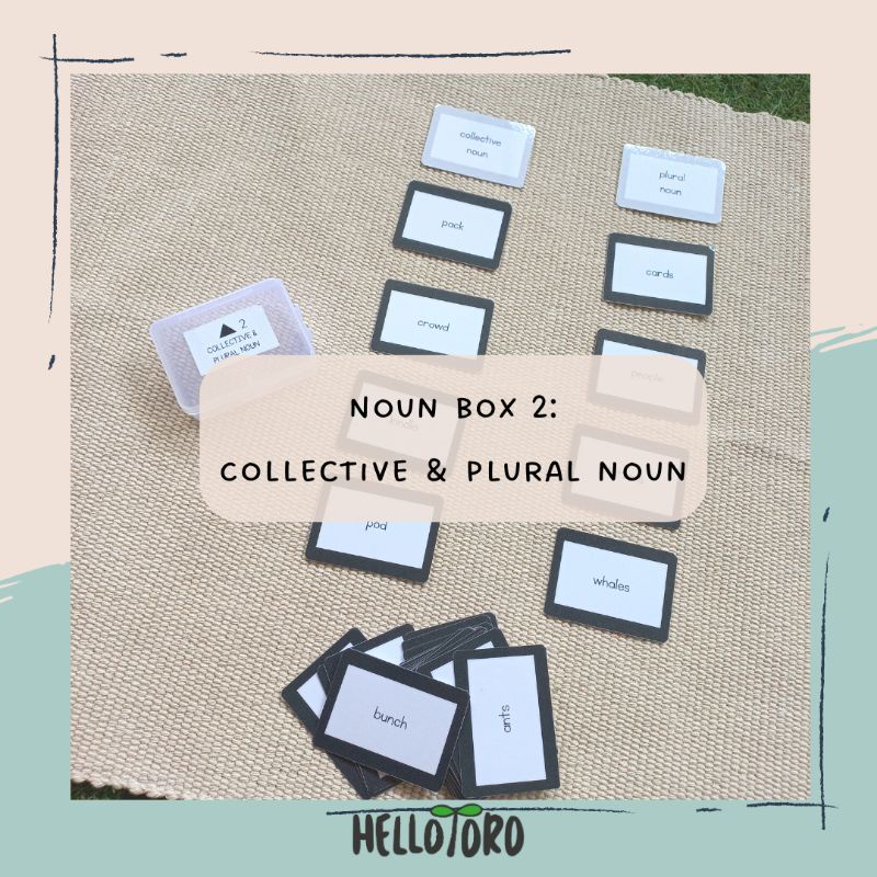 Jual Montessori Grammar Boxes Noun | Shopee Indonesia