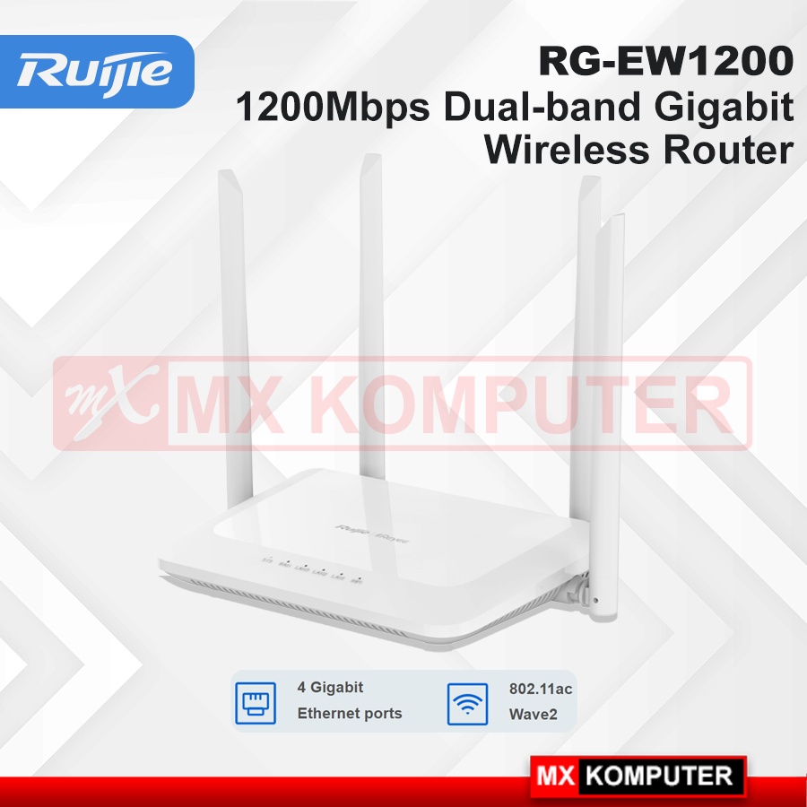 Jual RUIJIE REYEE RG-EW1200 1200M Dual-band Wireless Router | Shopee ...