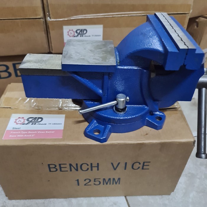Jual catok besi 5inch paron ragum duduk 5 inch bench vise 5" 5 ...