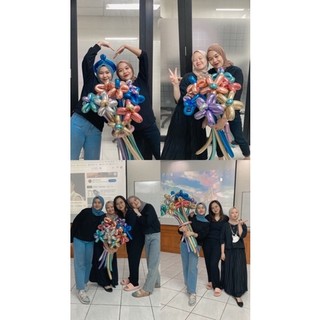 Jual Buket balon | flowers ballon | extra flowers ballon viral | buket ...