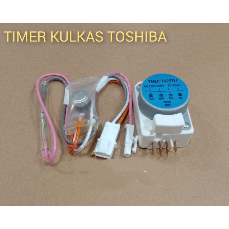 Jual Timer + Defrost Bimetal Fuse Kulkas Toshiba 2 Pintu | Shopee Indonesia