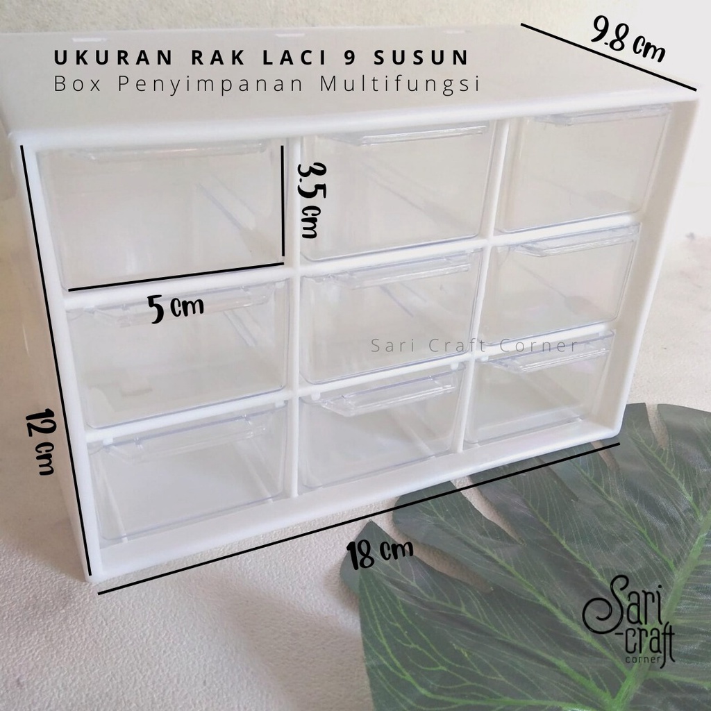 Jual Rak Laci 9 Susun - Box Penyimpanan Multifungsi Serbaguna Kotak ...