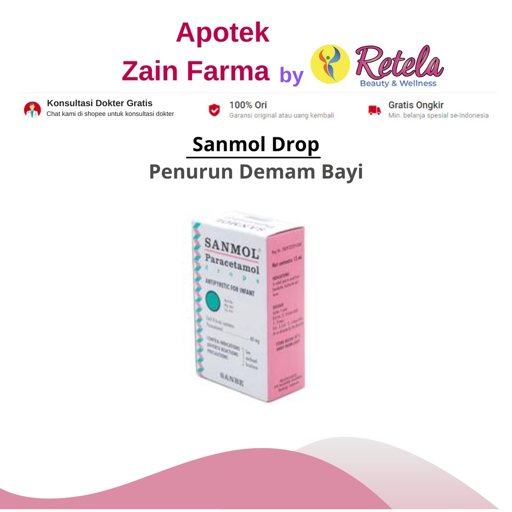 Jual SANMOL PARACETAMOL DROPS 15ML | Shopee Indonesia
