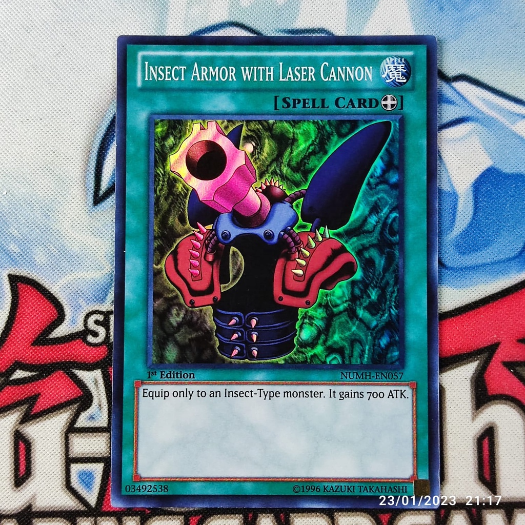 Jual yugioh insect armor with laser cannon NUMH super rare 1st original ...