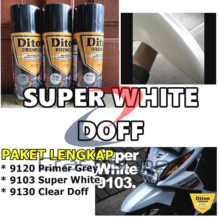 Jual Paket Lengkap Cat Pilox Diton Premium Super White Matte Warna ...