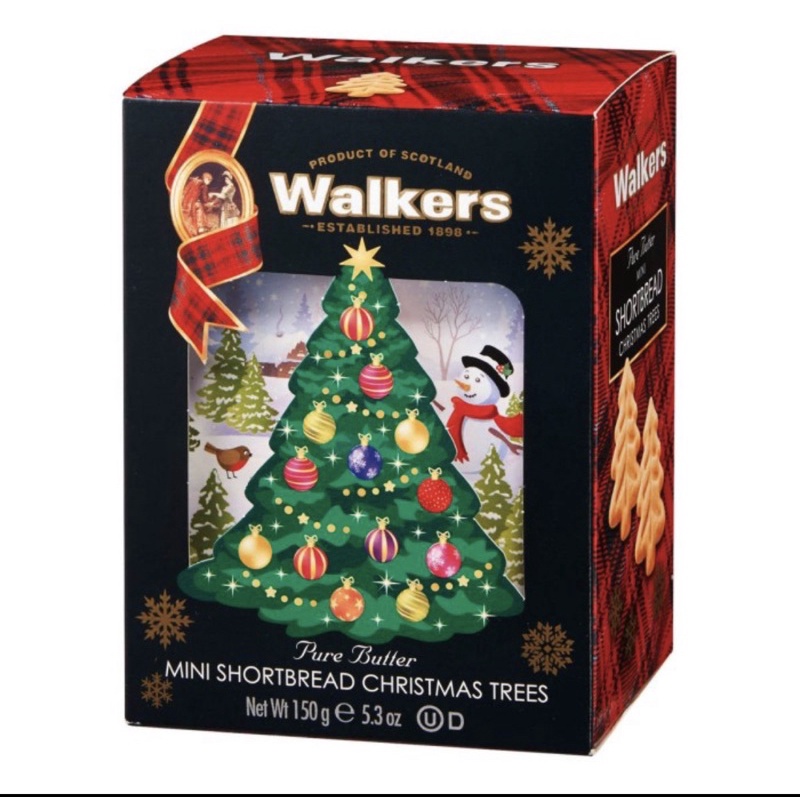 Jual Walkers Mini Shortbread Cookies - 3D cartoon (christmas tree ...