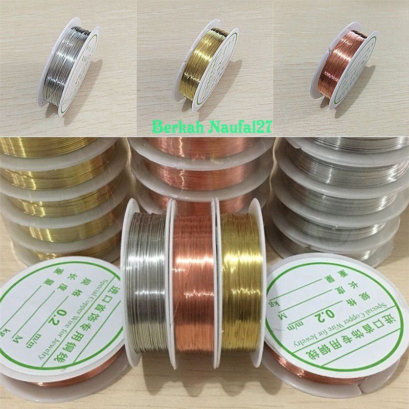 Jual Kawat Aksesoris Cooper Wire Kawat Tembaga Kerajinan | Shopee Indonesia