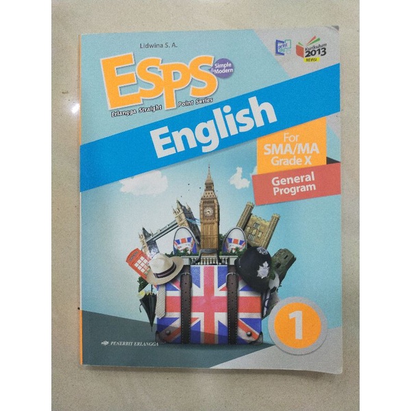 Jual Buku bekas original : ESPS English general program SMA/MA kls X revisi by erlangga | Shopee ...
