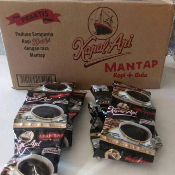 Jual KOPI Kapal Api Instant RASA Mantap Gula 25gr 1Dus / KARTON isi ...