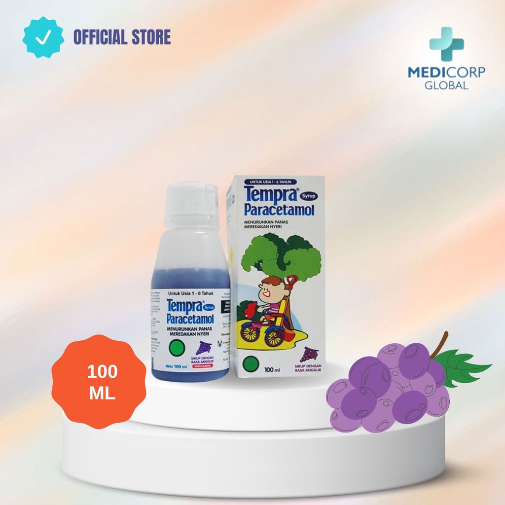 Jual [MEDICORP] Tempra sirup obat penurun demam / panas bayi dan anak ...