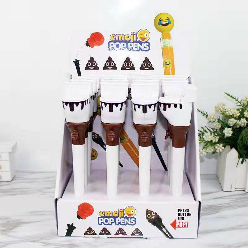 Jual Pulpen gel pen pena unik bentuk miniatur closed poop | Shopee ...