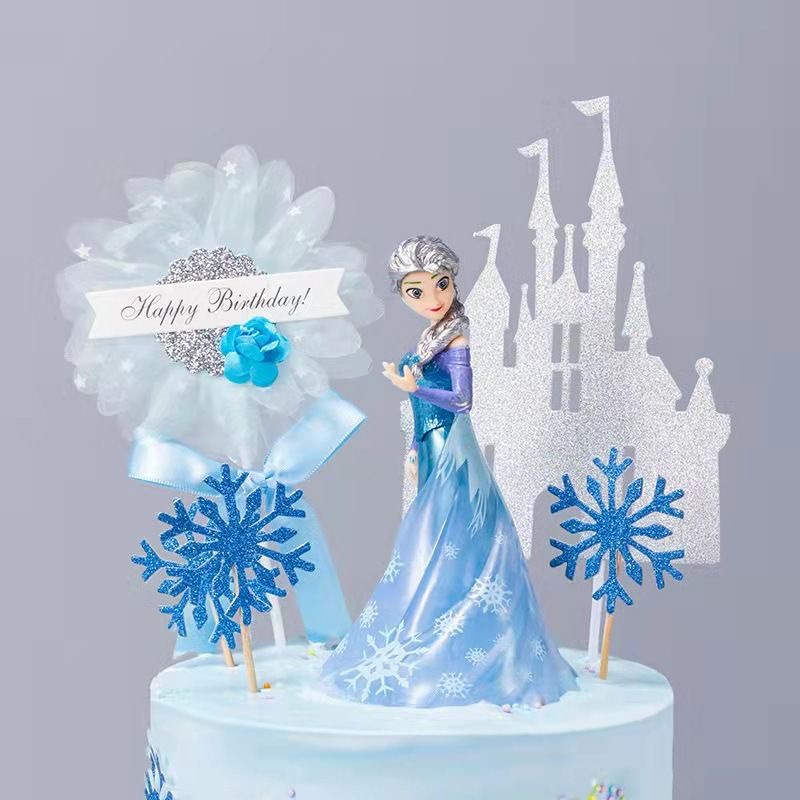 Jual TOPPER KUE ELSA / CAKE TOPPER PRINCESS ELSA / HIASAN CAKE ELSA ...