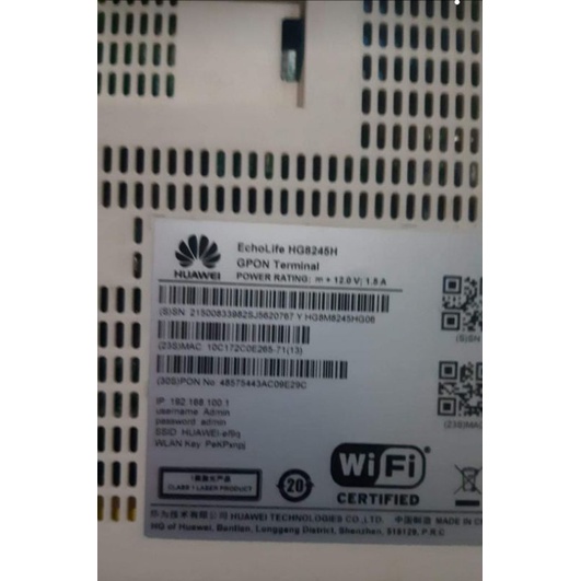 Jual router Huawei hg8245H fullset | Shopee Indonesia