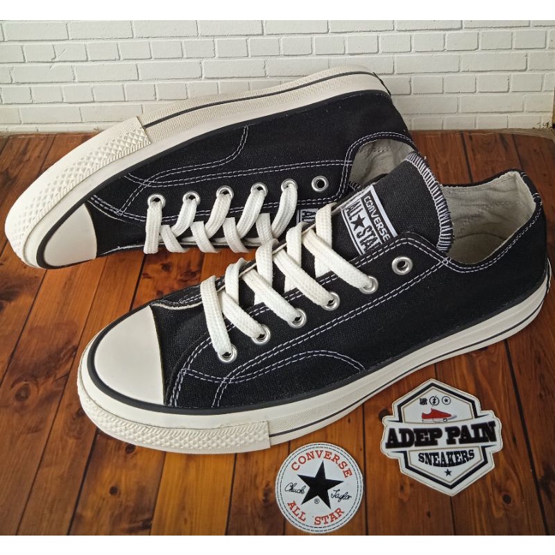Jual SEPATU ALL STAR CONVERSE 1970s OX BLACK WHITE PREMIUM QUALITY ...
