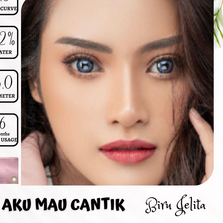 Jual RIA701 SOFTLENS X2 MAC / MATA AKU CANTIK ( BIG EYES ) - NORMAL + | Shopee Indonesia