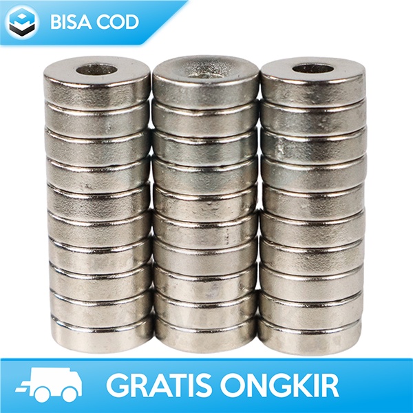 Jual STRONG MAGNET NEODYMIUM MAGNET SUPER KUAT N35 BY TAFFWARE 10x3MM ...
