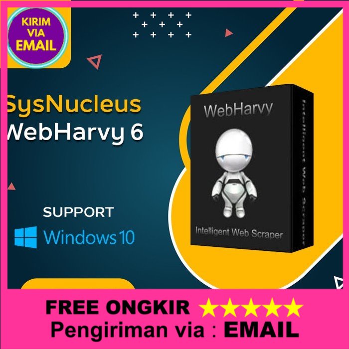 Jual Software Web Scrapper: SysNucleus WebHarvy 6 [Win] Lifetime | Shopee Indonesia