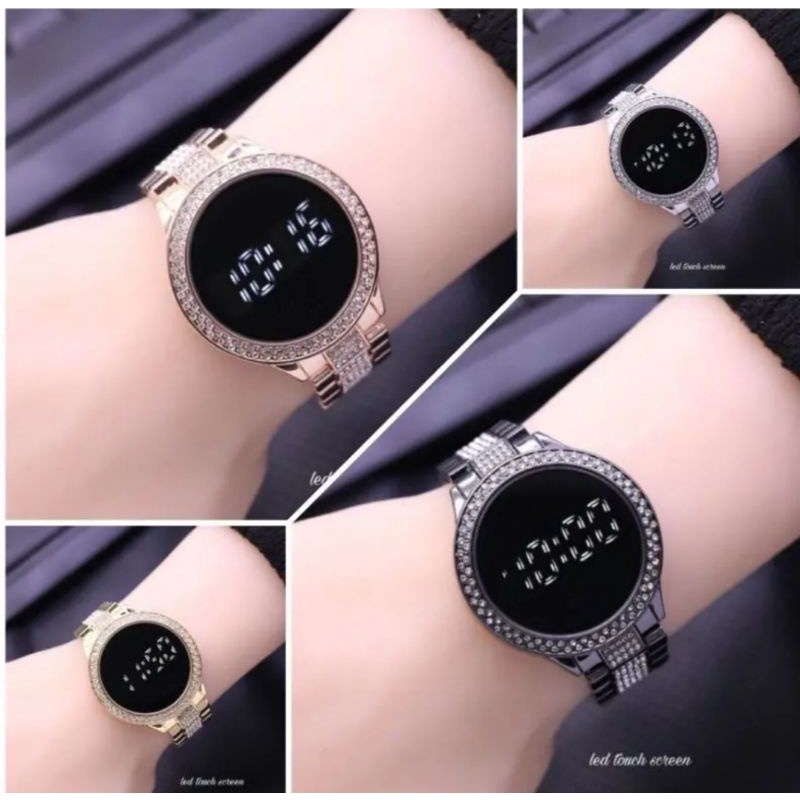 Jual (Terima Cod)Jam Tangan Wanita Fashion Led DR Mata" Diamond Touch ...