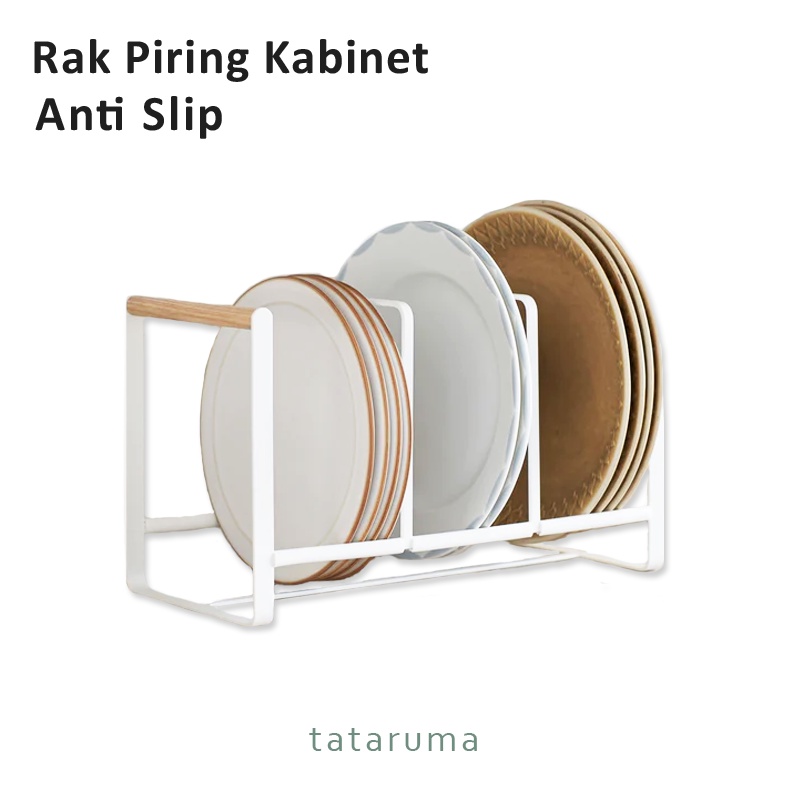 Jual TATARUMA Tokyo - Rak Piring/Mangkok Anti Slip 3 Sekat | Shopee ...