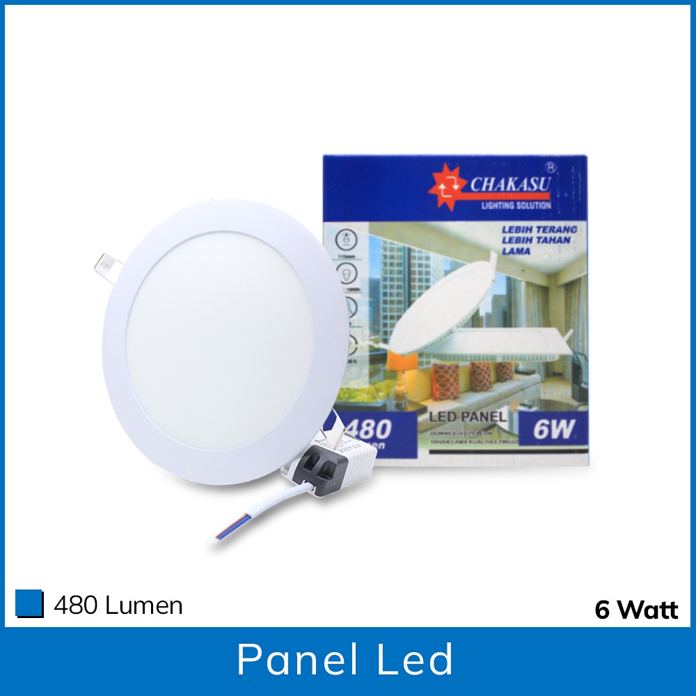 Jual Chakasu Panel Led / Downlight Plafon Inbow Bulat 6W 9W 12W 18W ...