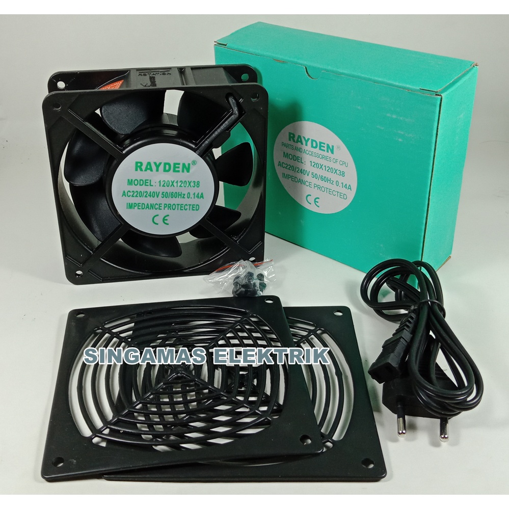 Jual Cooling - Cooler Fan Raiden CPU-DVR-Monitor-DLL 120mm x 120mm x ...