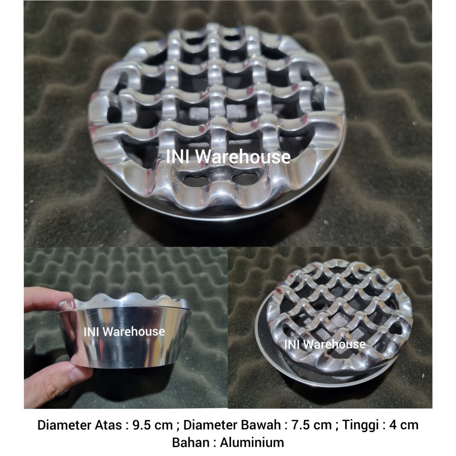 Jual Asbak Hotel Kafe Cafe Mewah Bulat Aluminium Ash Tray Ashtray 24 ...