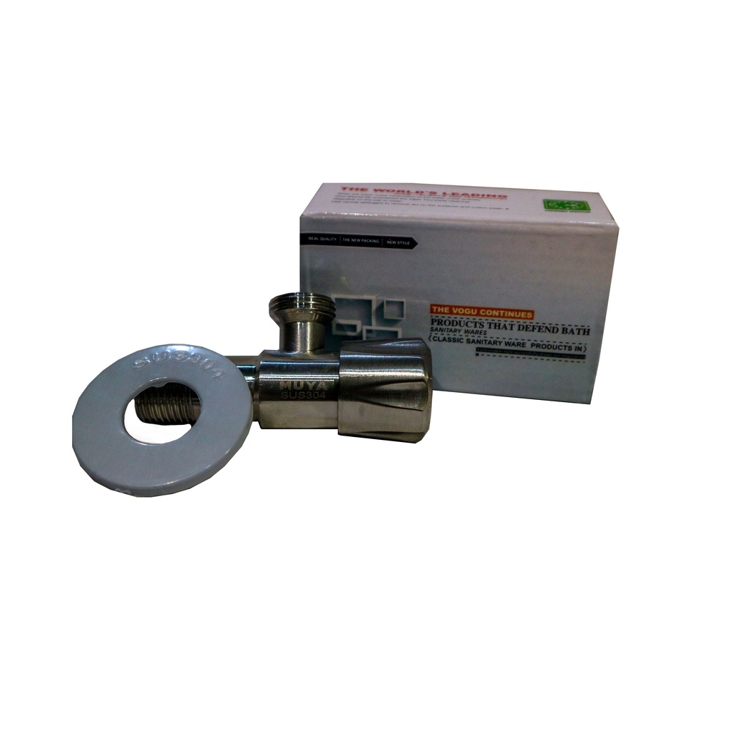Jual Stop Kran Single Stainless 304/kran closet/keran air/kran toilet ...