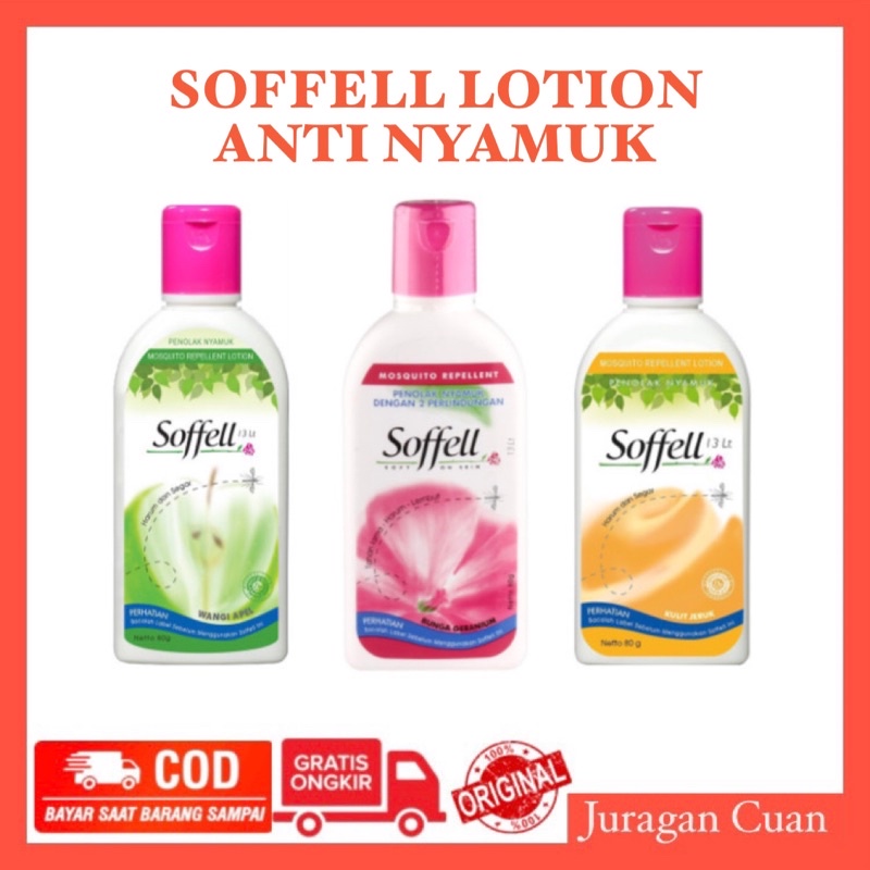 Jual SOFFELL LOTION ANTI NYAMUK ALL VARIANT PENOLAK NYAMUK | Shopee ...