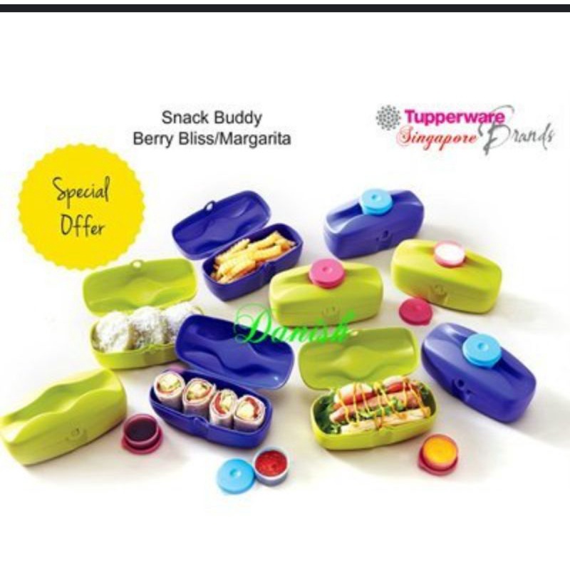 Jual Snack buddy tupperware / tempat makan tupperware | Shopee Indonesia