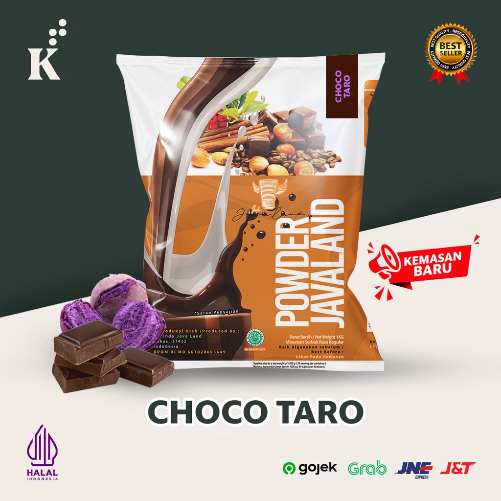 Jual Bubuk Minuman Bubble Powder Drink Choco Taro ORIGINAL Javaland 1kg ...