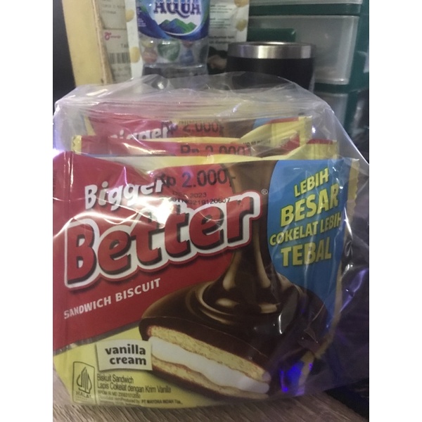 Jual BETTER SANDWICH VANILA ISI 10 PCS | Shopee Indonesia