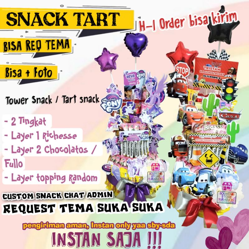 Jual SNACK TOWER | SNACK TART | KADO TART SURABAYA | SNACK TART REQUEST ...