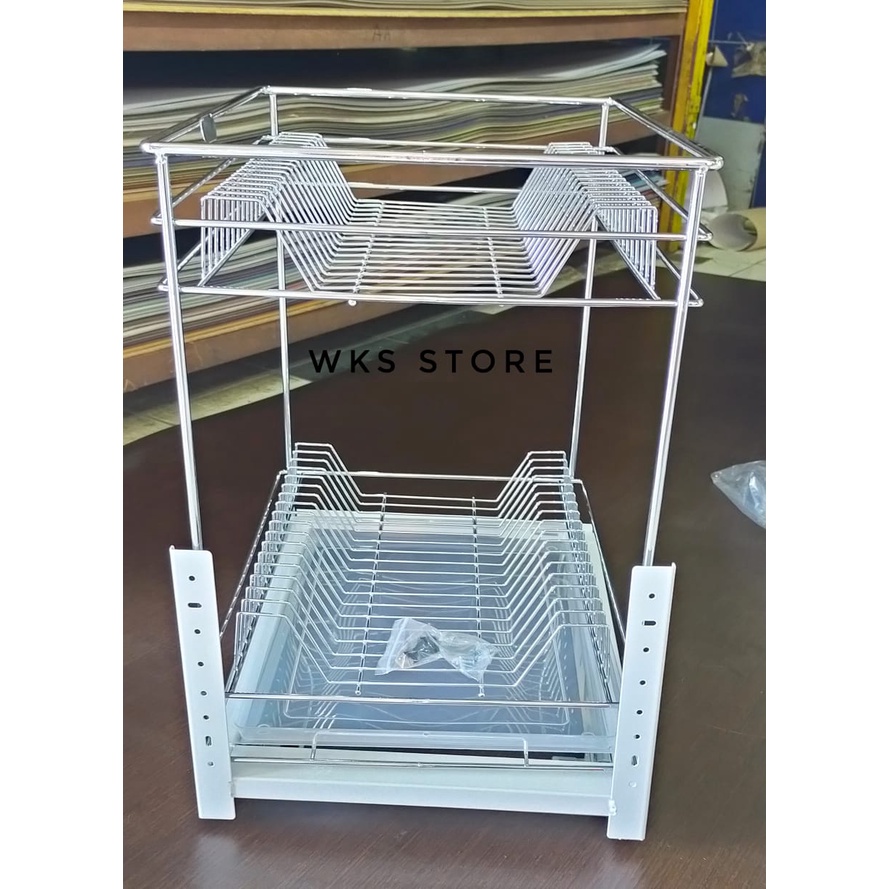 Jual Rak Piring Botol Gelas Bumbu TWIN TMB 24056 DR | Shopee Indonesia