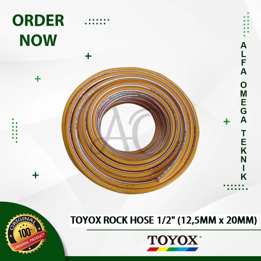 Jual SELANG UDARA TOYOROCK 1/2 INCH TOYOX AIR HOSE PVC KOMPRESOR ANGIN ...