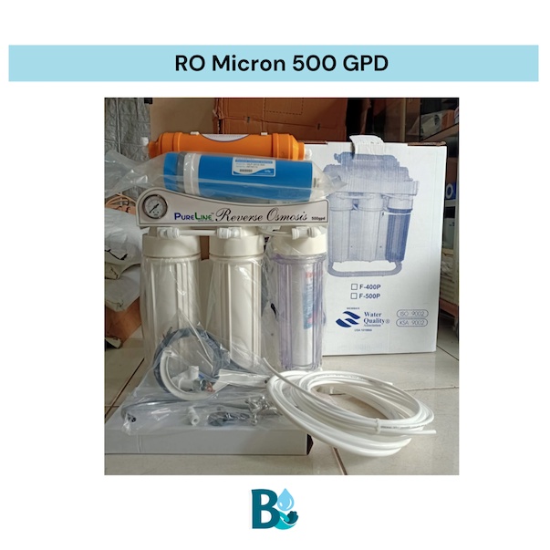 Jual RO MICRON (PURELINE) 500 GPD // FILTER AIR REVERSE OSMOSIS ...