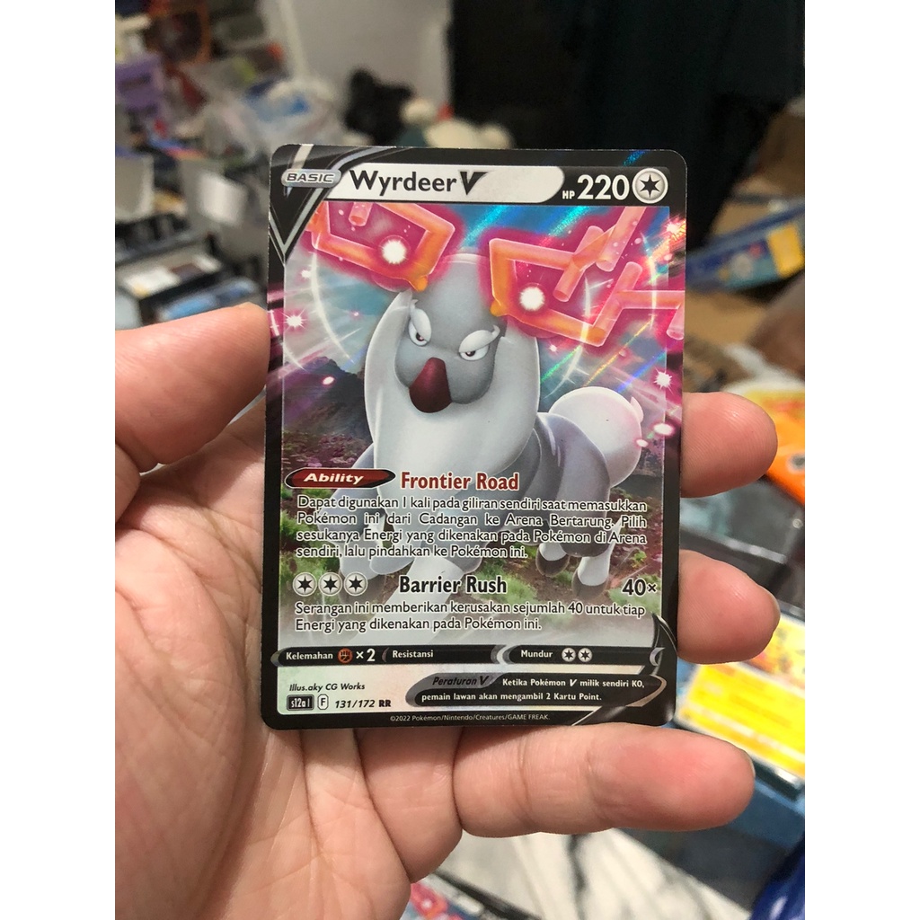 Jual Kartu Pokemon TCG Wyrdeer V RR s12a VStar Semesta Original ...