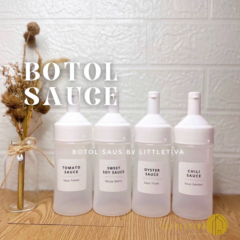 Jual [FREE STICKER LABEL] botol saus dispenser korea jepang botol saos ...