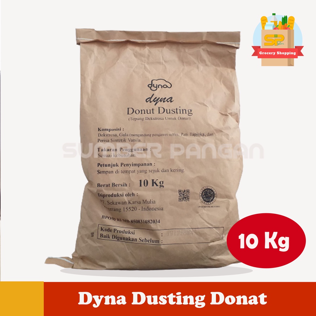 Jual Donut Dusting (Gula donat) 10kg / Dusting Donat Dyna / Dyna Dusting | Shopee Indonesia