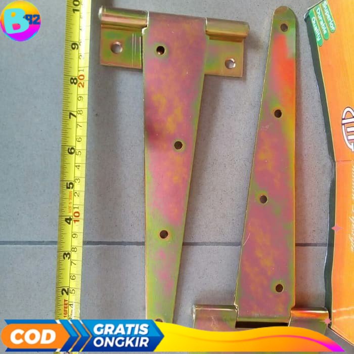 Jual ENGSEL GUDANG TEBAL FIT 10 inch 2 mm ENGSEL PINTU PAGAR TEBAL B82 ...